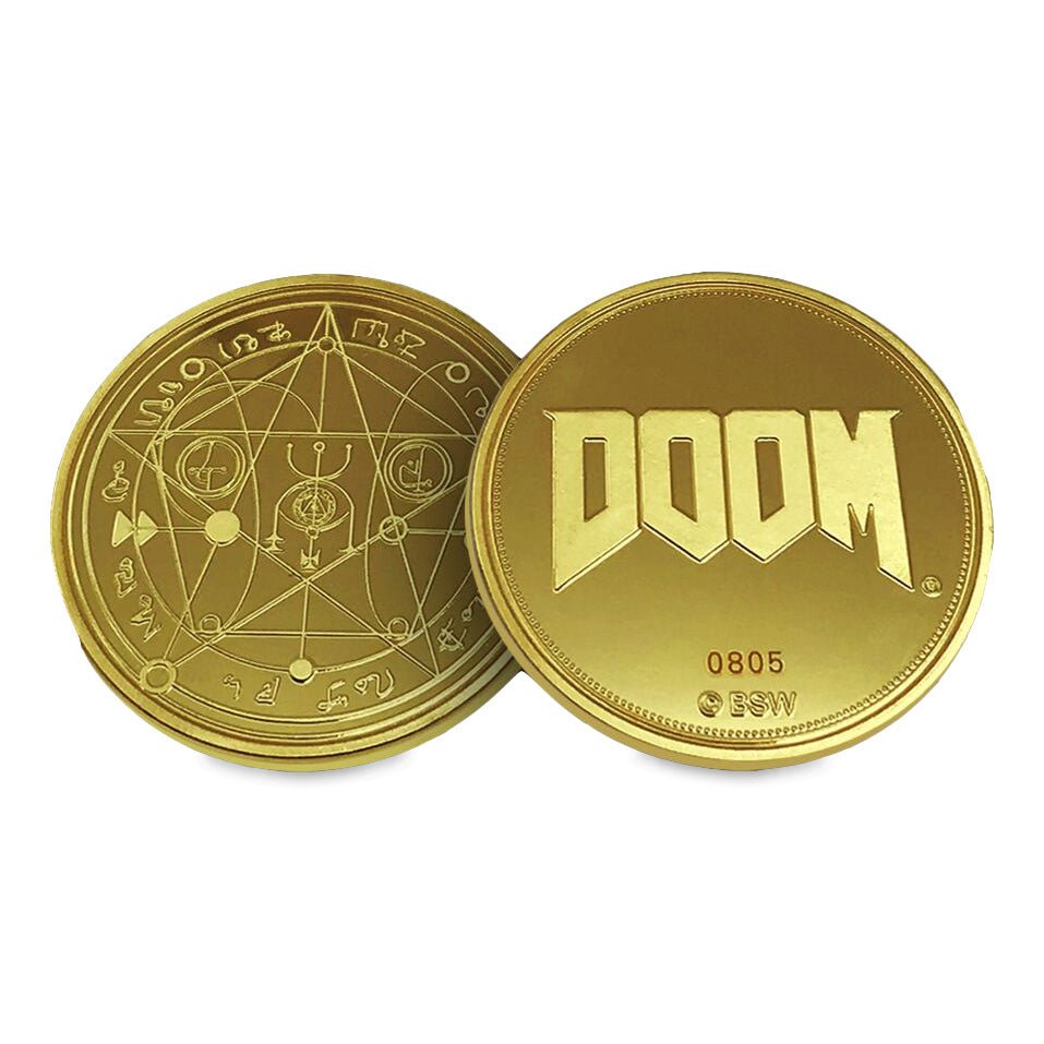 Doom Gold Limited Edition Collectors Coin – GeekCore