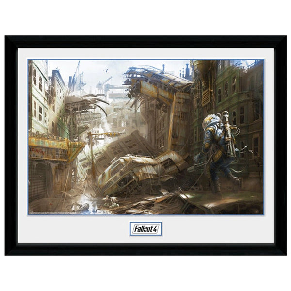 Fallout Vertical Slice Collectors Framed Print – GeekCore