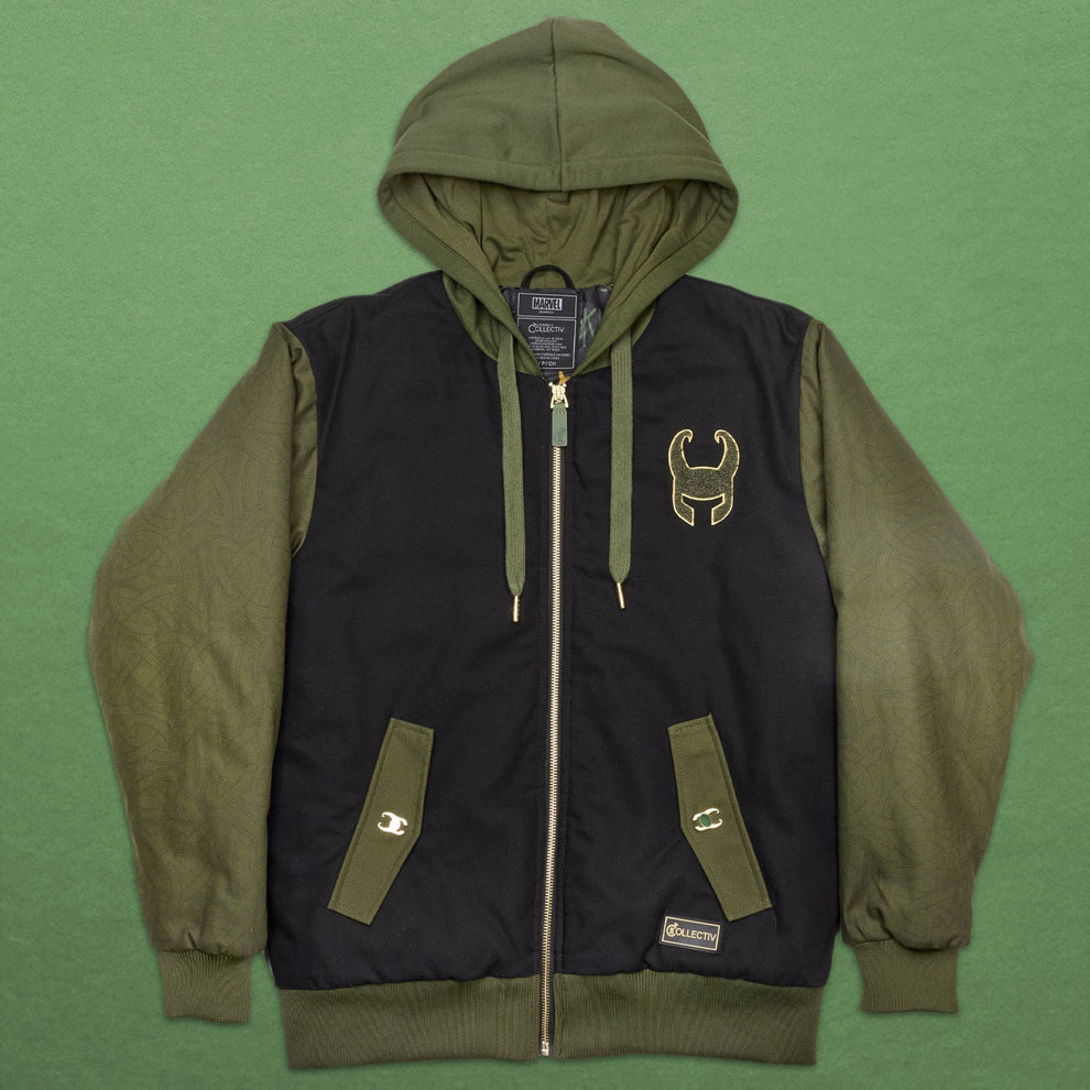 Loungefly Collectiv x Marvel Loki The Weekender Hooded Jacket – GeekCore