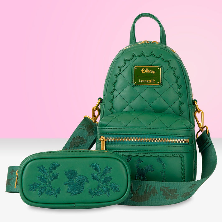 Loungefly x Disney Bambi Quilted Convertible Sling Bag – GeekCore