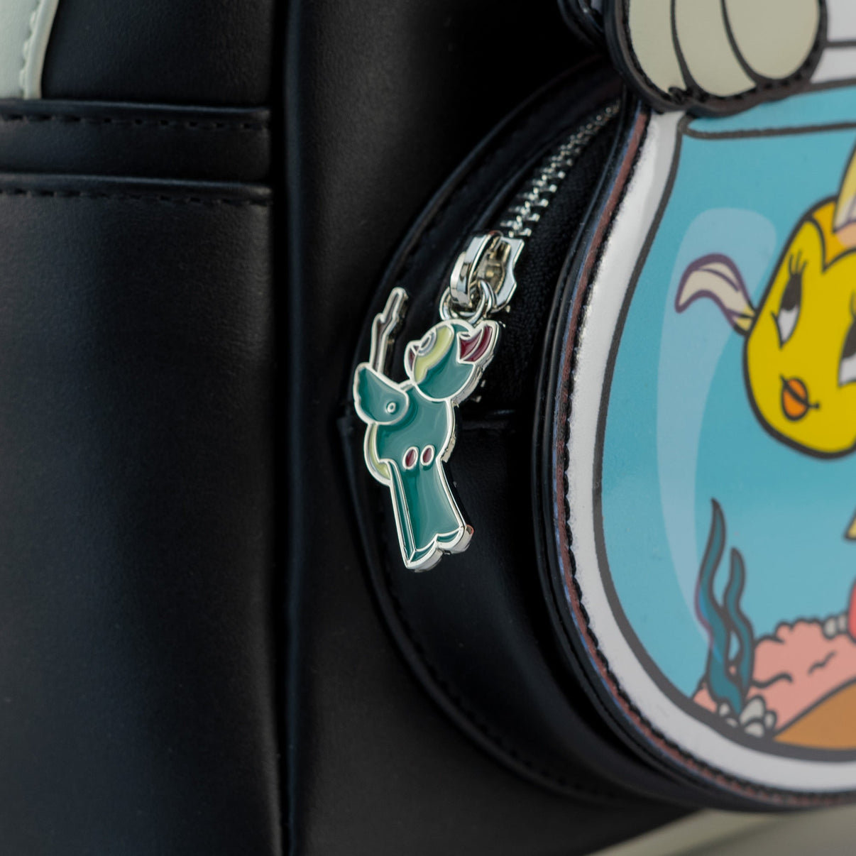 Loungefly x Disney Pinocchio Figaro with Cleo Fish Bowl Mini Backpack ...