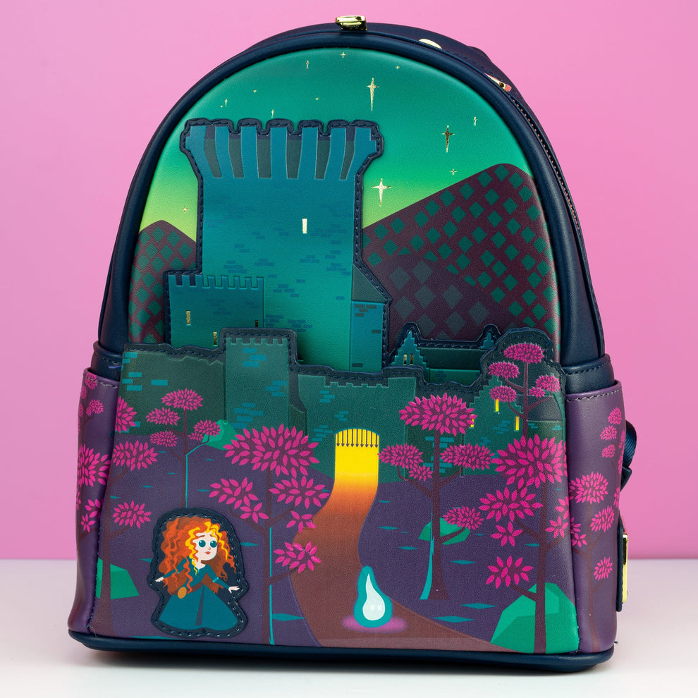 Loungefly x Disney Pixar Brave Princess Castle Mini Backpack – GeekCore