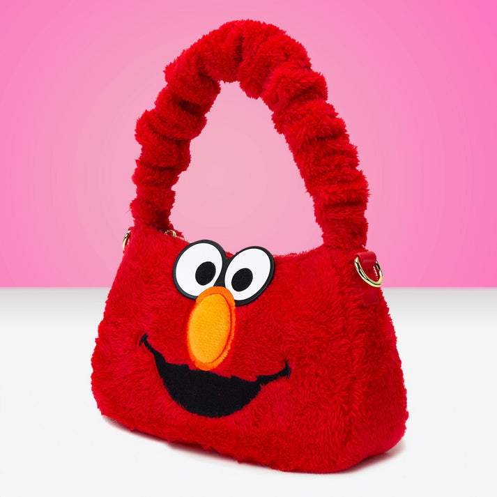 Loungefly x Sesame Street Elmo Plush Crossbody Bag – GeekCore