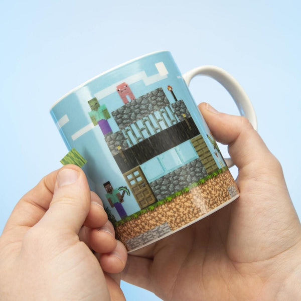 Minecraft Build A Level Mug – GeekCore