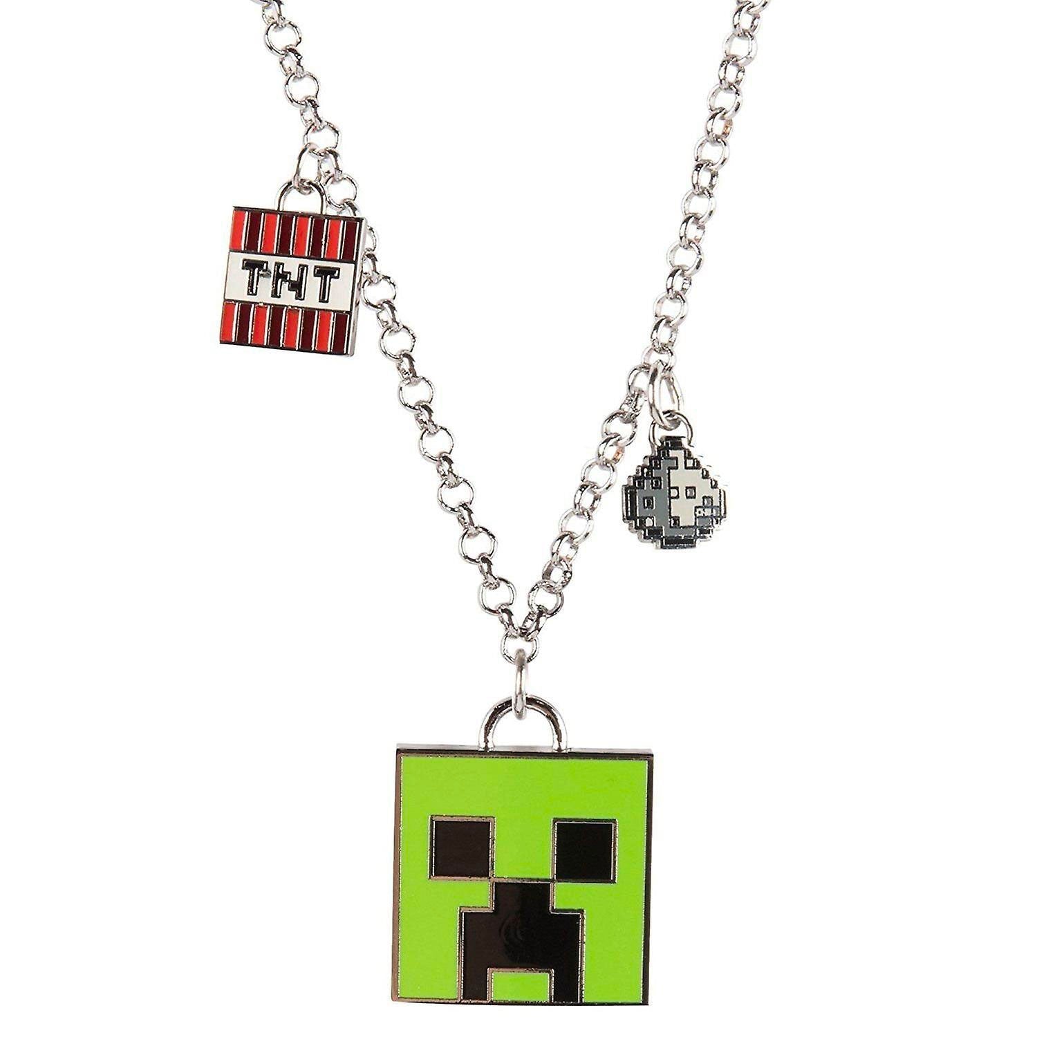 Minecraft Enchanted Creeper Pendant Necklace – GeekCore
