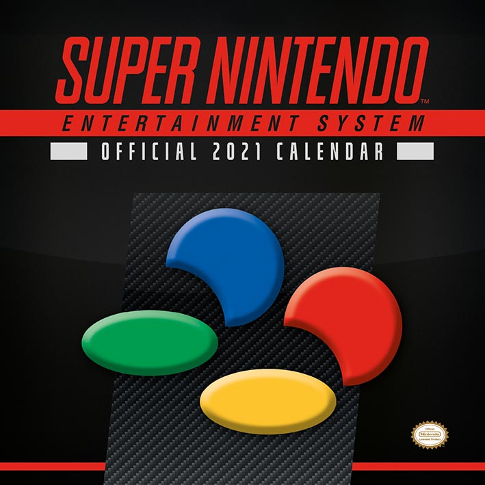 Official Super Nintendo 2021 Calendar – GeekCore