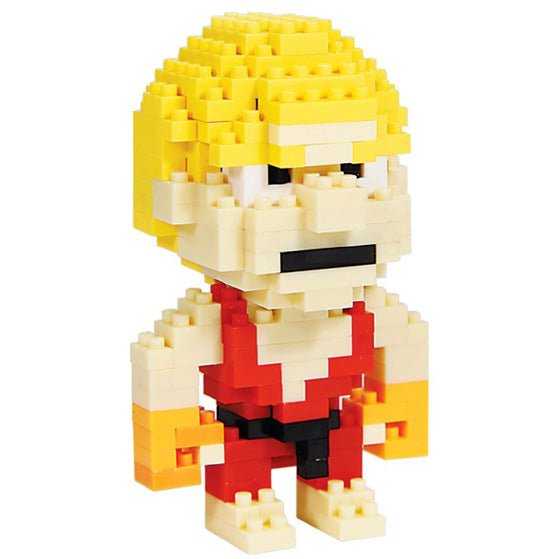 Street Fighter 2 Ken Pixel Bricks – GeekCore
