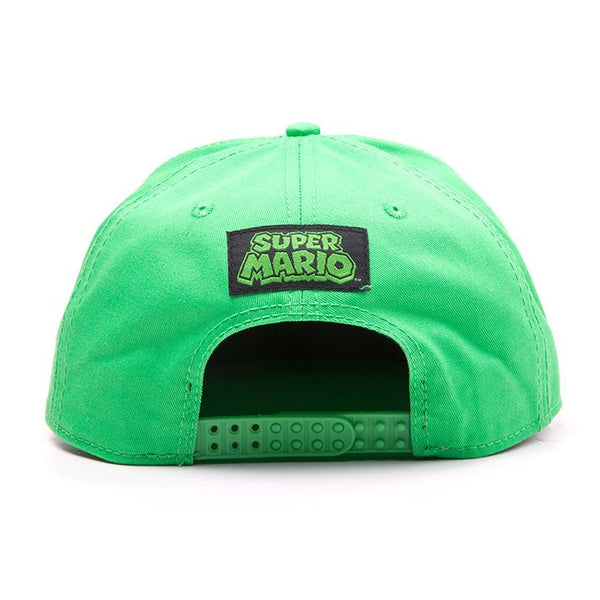 Super Mario - Luigi Green Snapback Cap – GeekCore