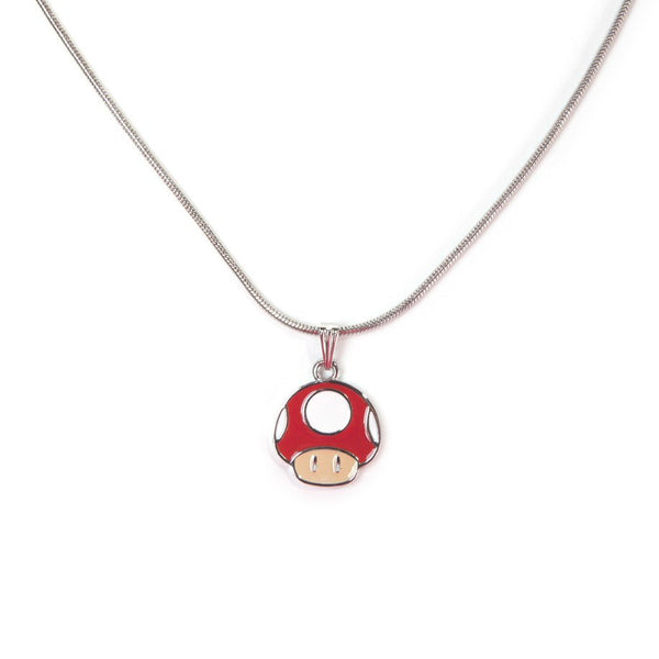 Super Mario Red Super Mushroom Necklace – GeekCore