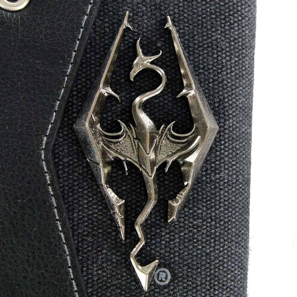 The Elder Scrolls Skyrim Chain Wallet with Metal Dragon Badge – GeekCore