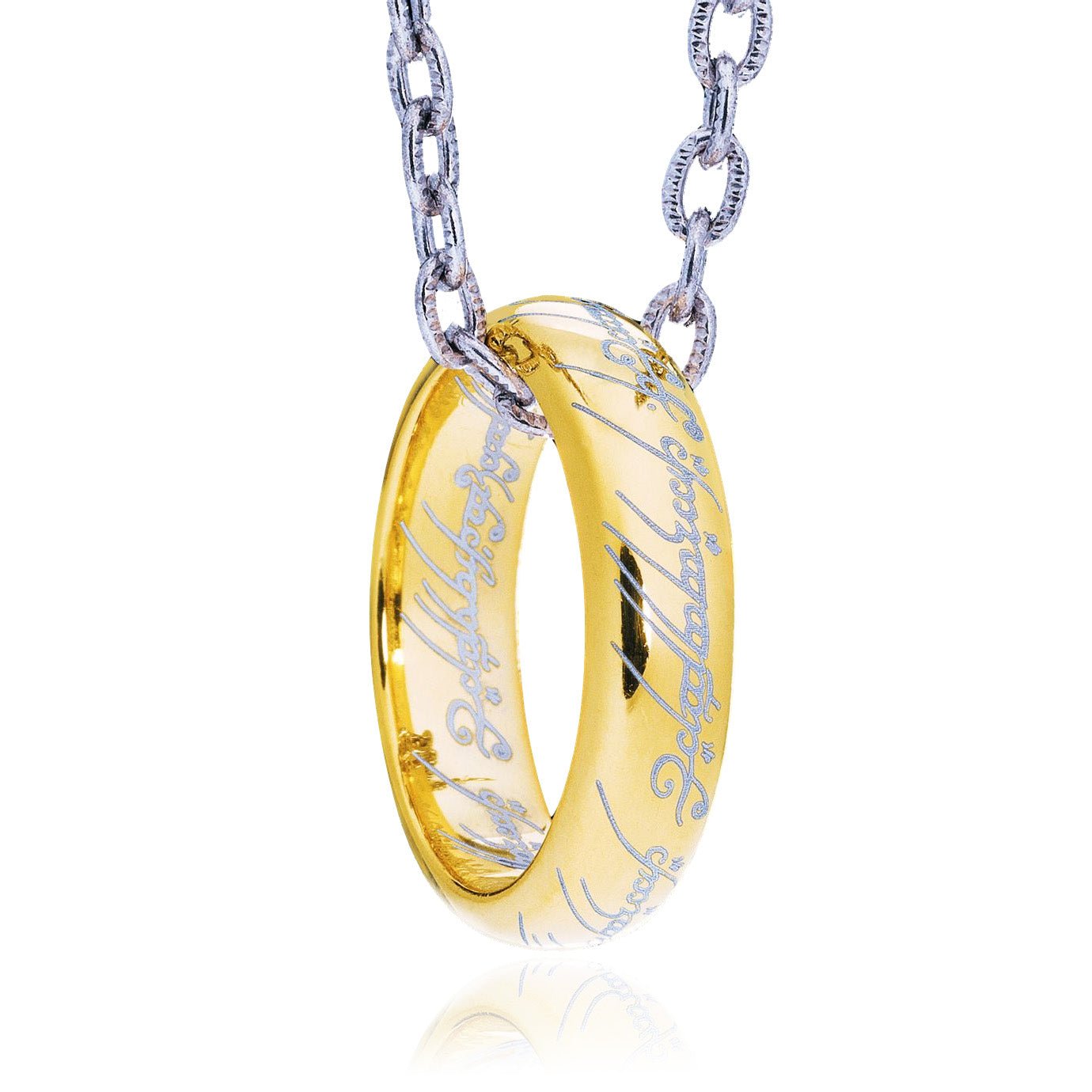 The Lord of the Rings Sterling Silver One Ring and Chain – GeekCore